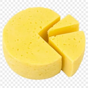 Cheddar Yellow Cheese Wheel PNG Image | Citypng