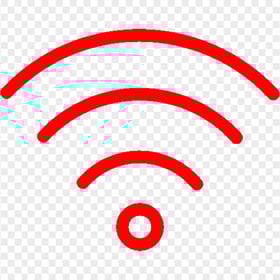 HD Wireless Wifi Round Red Logo Icon Transparent PNG | Citypng