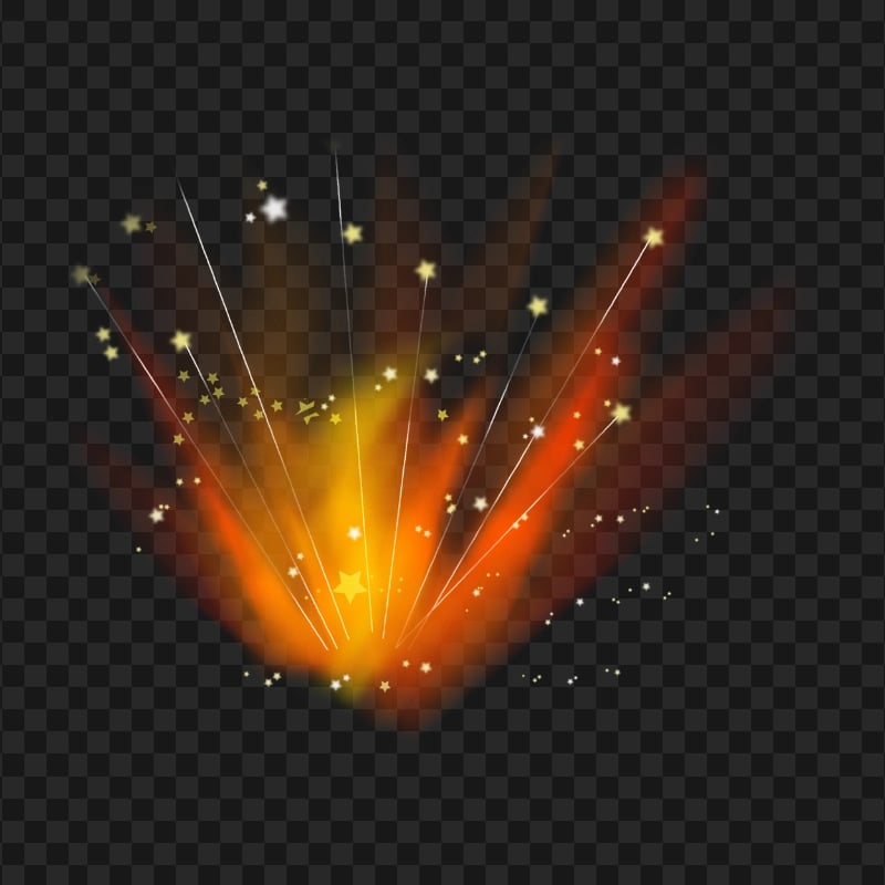 Yellow Magic Sparkle Stars Effect HD PNG | Citypng