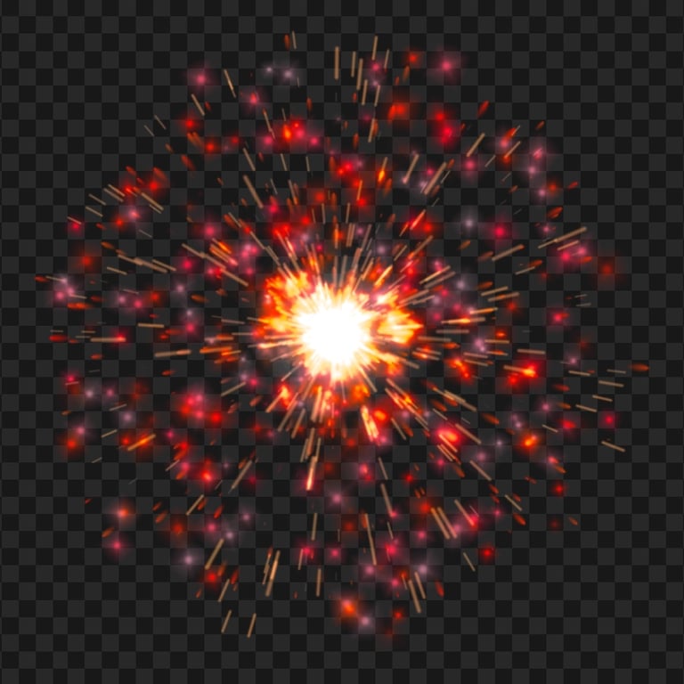 Luminous Sparkle Firecracker Firework Light Effect PNG | Citypng