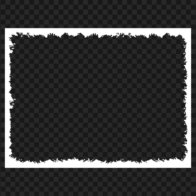 Grunge Rectangle White Frame Image PNG | Citypng