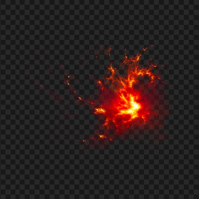 Fire Explosion Lava Splash PNG Image | Citypng