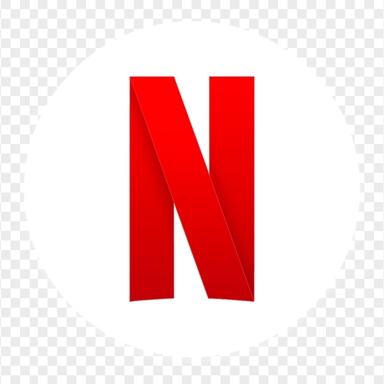 White Round Netflix Logo | Citypng