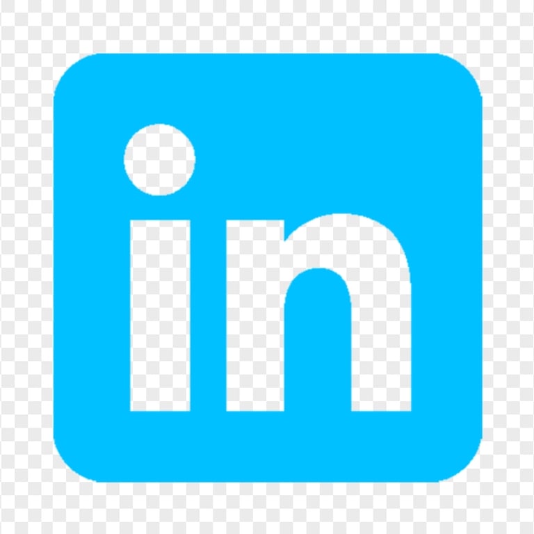 HD Simple Square Blue Linkedin Icon Transparent PNG | Citypng