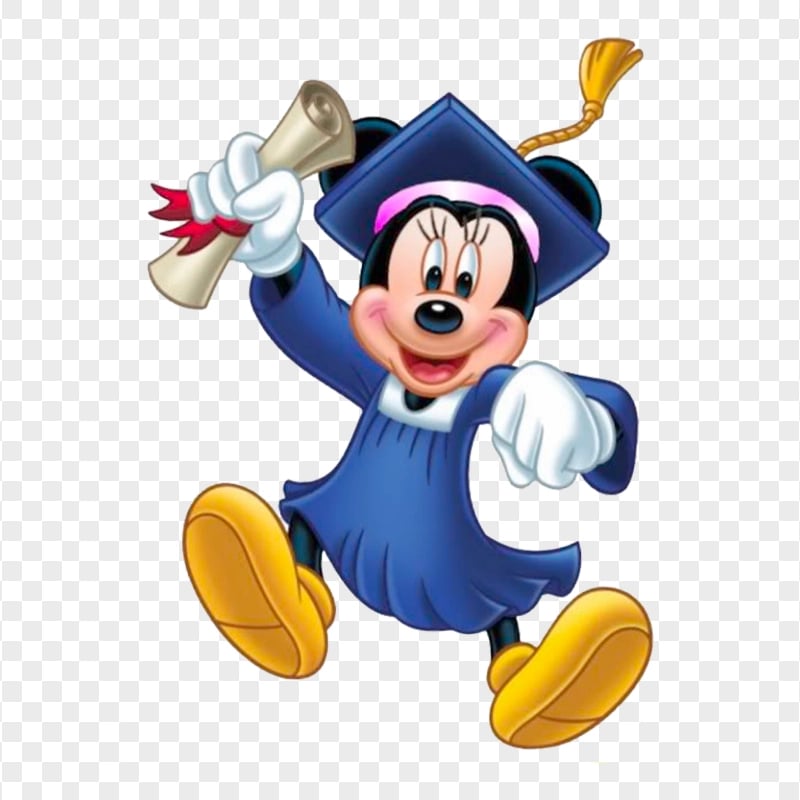 HD Minnie Mouse Graduation Ceremony PNG | Citypng