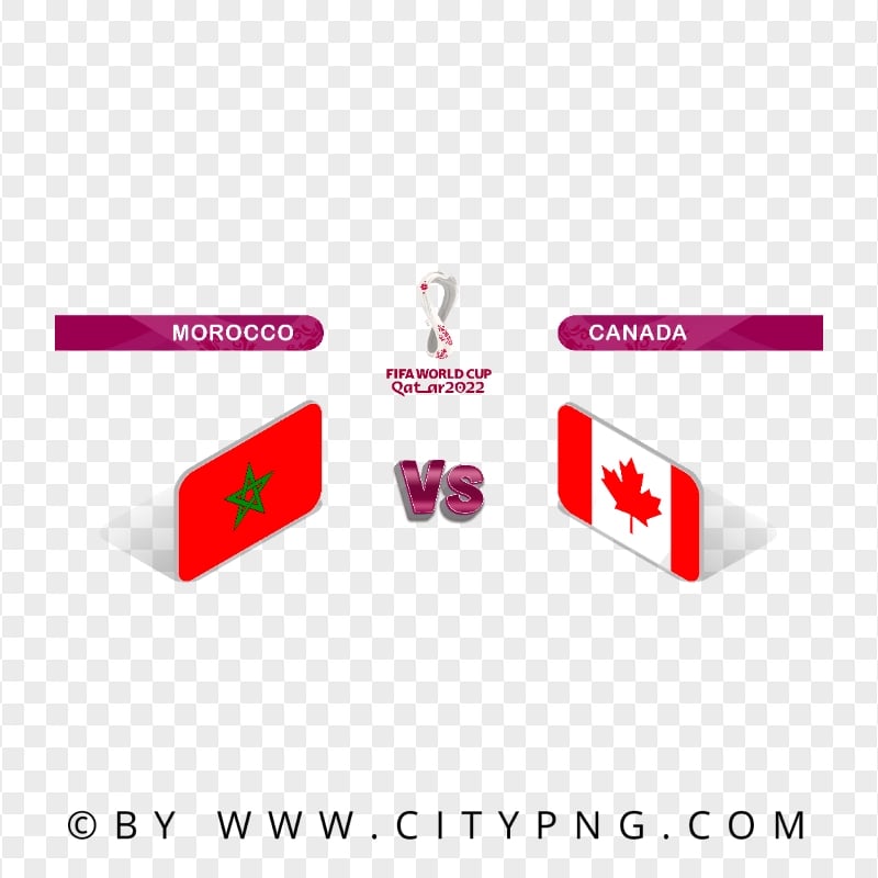 Morocco Vs Canada Fifa World Cup 2022 Image PNG | Citypng