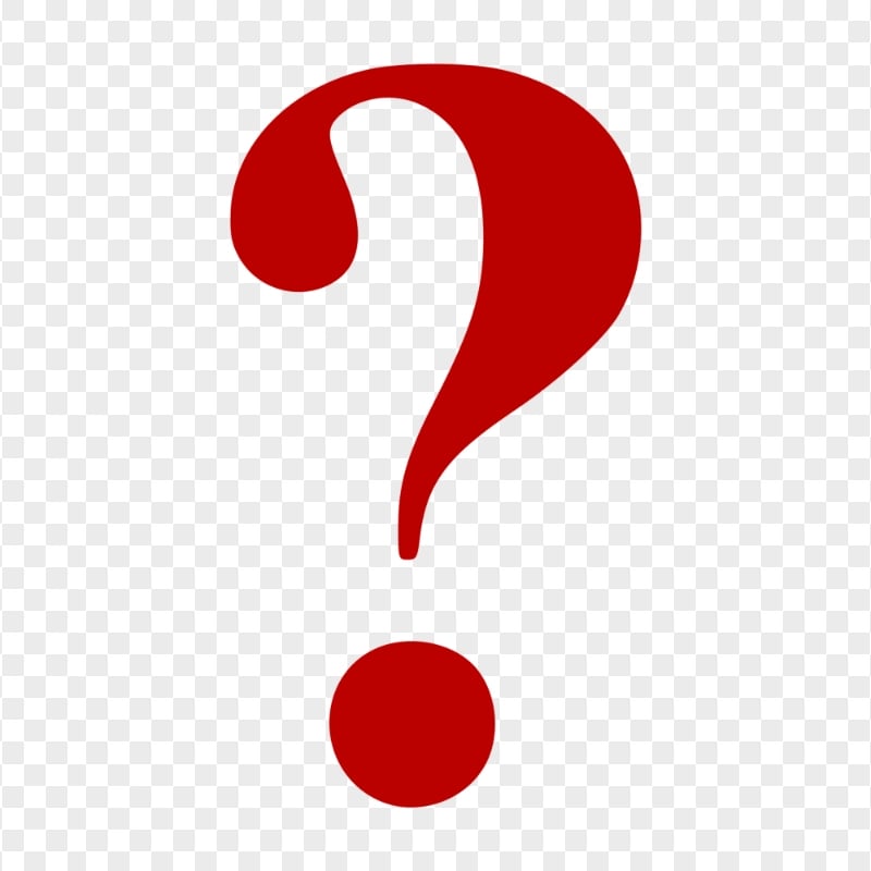 Red Question Mark Simple Icon Sign Symbol PNG | Citypng