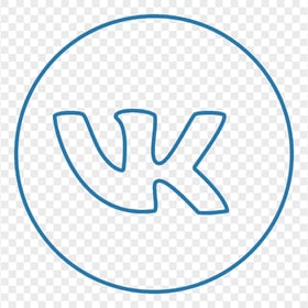 VK Blue Square Icon Image PNG | Citypng