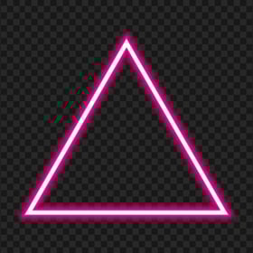 HD Blue Glowing Triangle Neon Transparent Background | Citypng