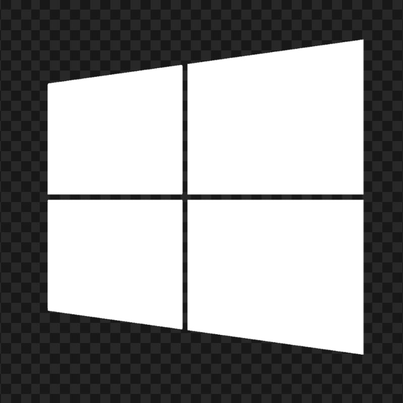 PNG Windows 10 White Logo Icon | Citypng