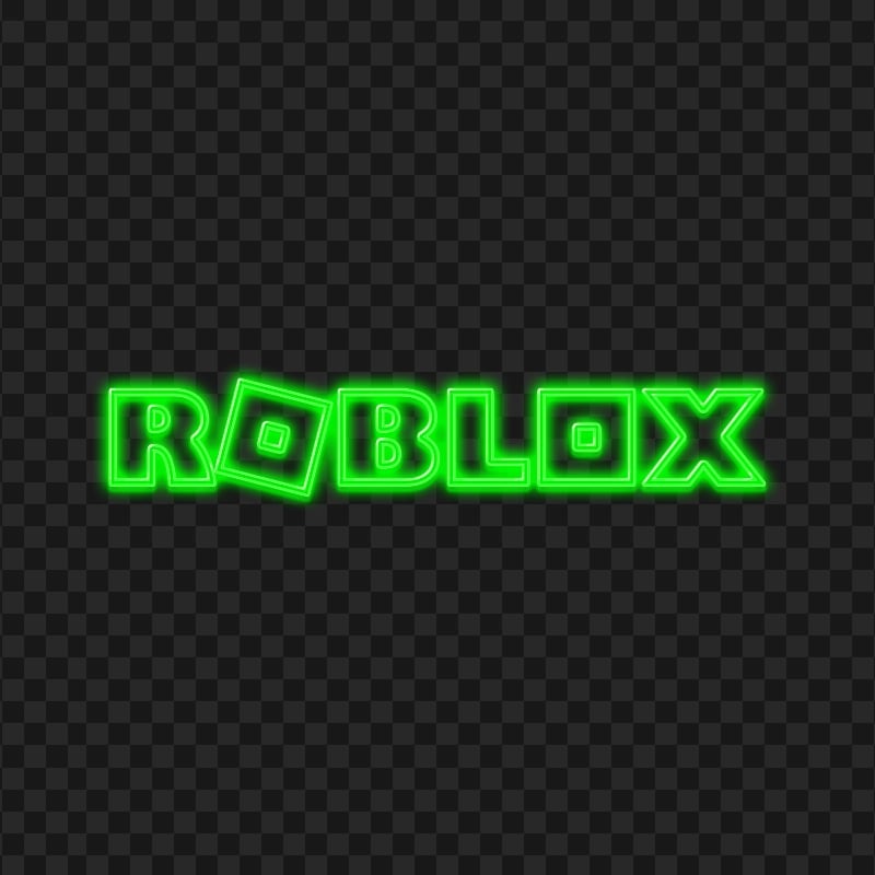 Green Neon Roblox Logo Transparent PNG | Citypng