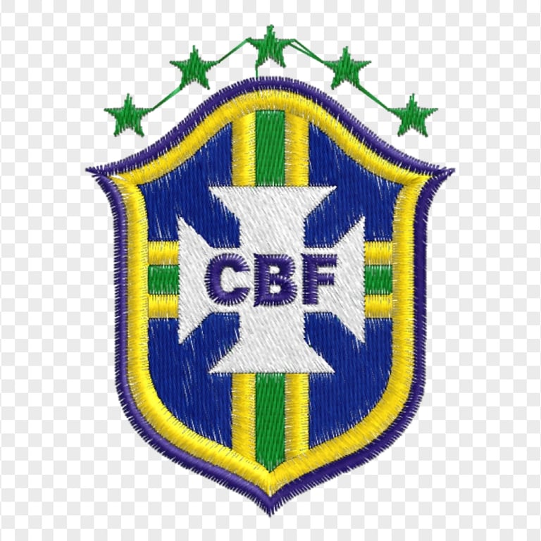 HD Embroidered Brazil Football Team Logo PNG | Citypng