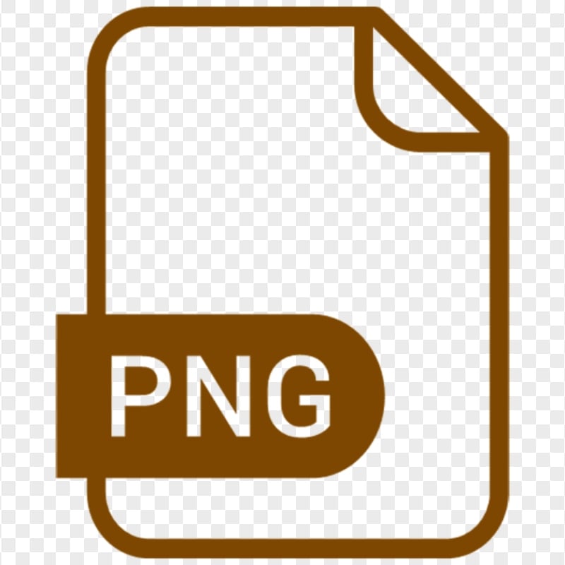 HD PNG File Brown Outline Icon | Citypng