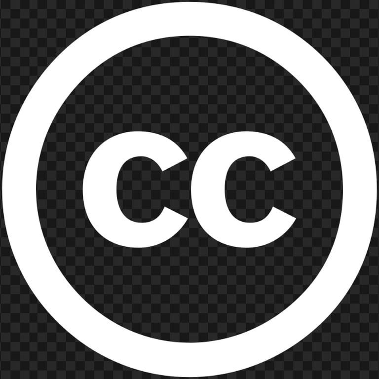 HD Creative Commons CC Logo Symbol PNG | Citypng