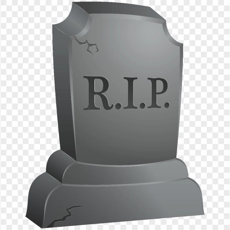 Cartoon Illustration 3D Tombstone RIP PNG Image | Citypng