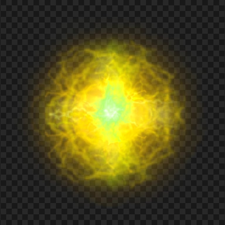 HD Red Light Energy Ball Effect PNG | Citypng