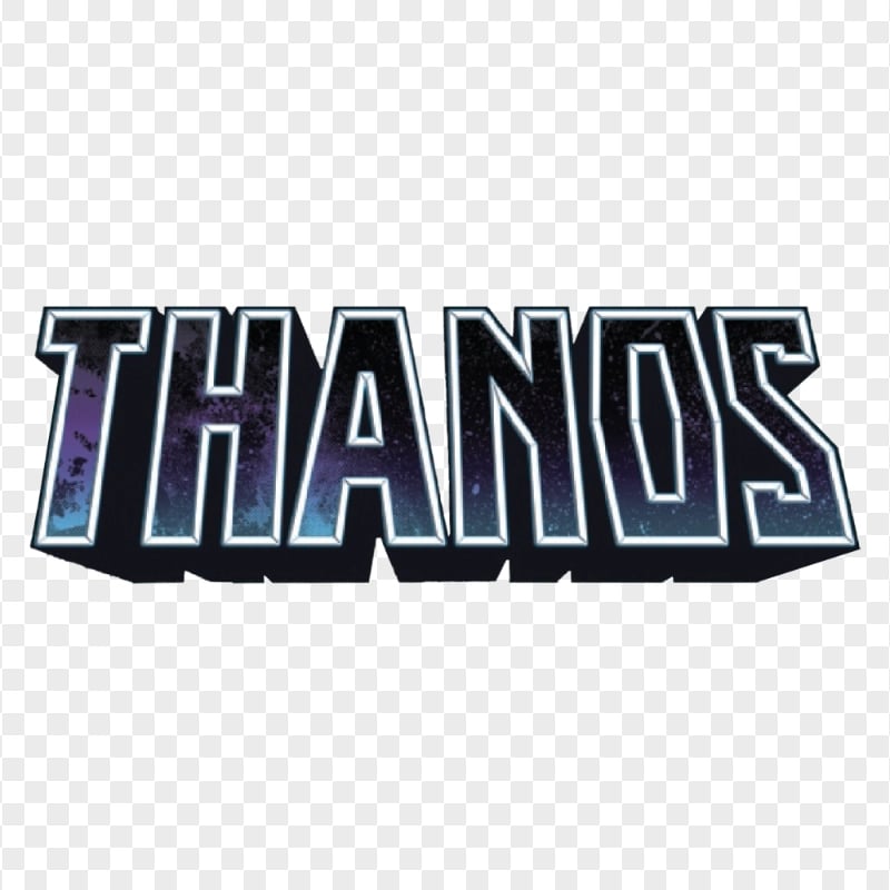 HD Thanos Name Logo PNG | Citypng