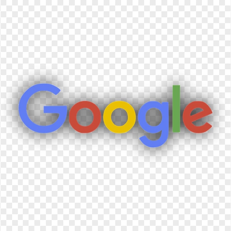 Google Logo With Black Shadow | Citypng