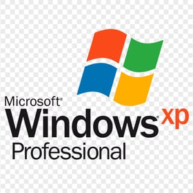 HD Windows Xp Black Logo PNG | Citypng