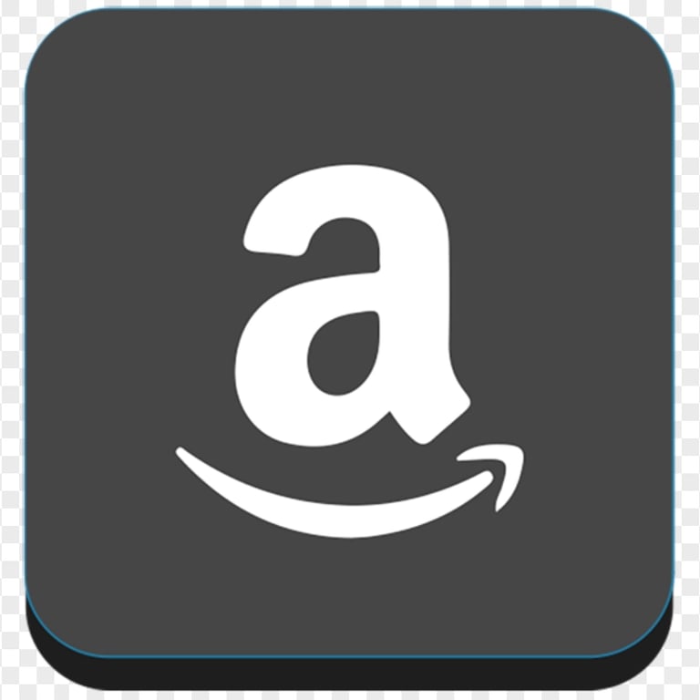 White Square Mobile App Amazon Logo Icon | Citypng