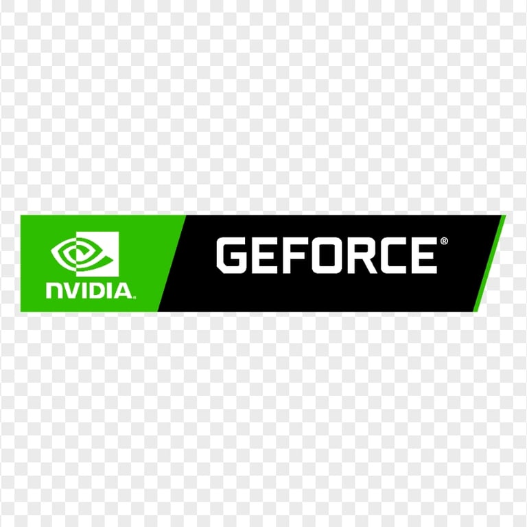 HD PNG Geforce Nvidia Black Logo | Citypng