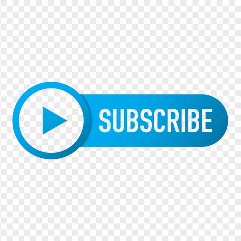 Blue Subscribe Button Png