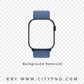 HD Blue Apple Watch Series 6 Mockup PNG | Citypng