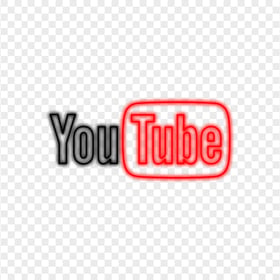 HD Blue Neon Aesthetic Youtube YT Logo PNG | Citypng