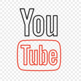 HD Yellow Neon Aesthetic Youtube YT Logo PNG | Citypng
