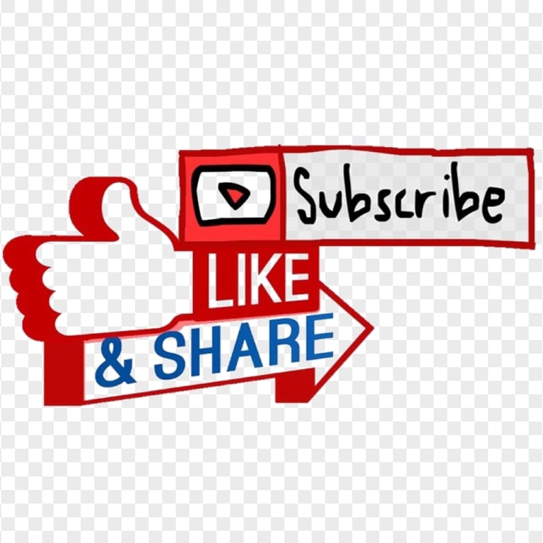 Subscribe Like Share Button Youtube | Citypng