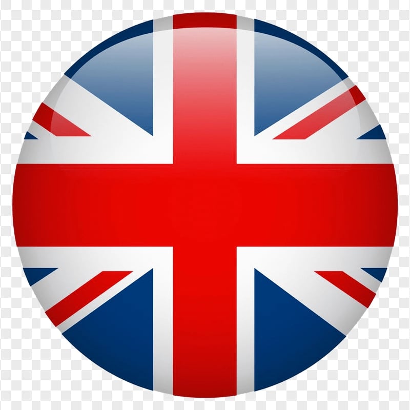 HD Round Uk United Kingdom Flag Icon PNG | Citypng