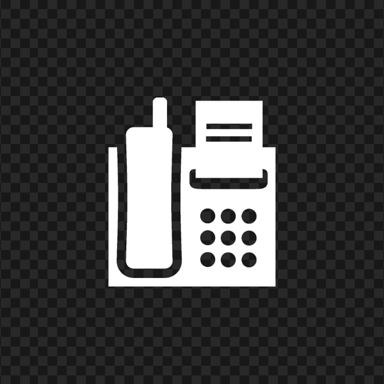 HD White Home Phone Icon Transparent PNG | Citypng