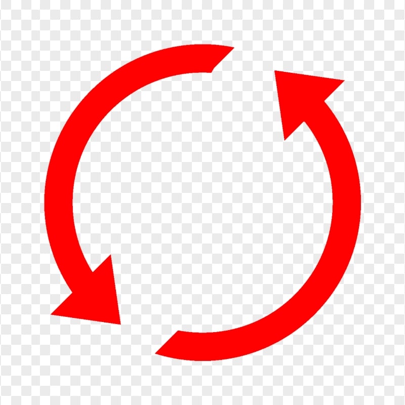 HD Circle Arrow Red Icon PNG | Citypng