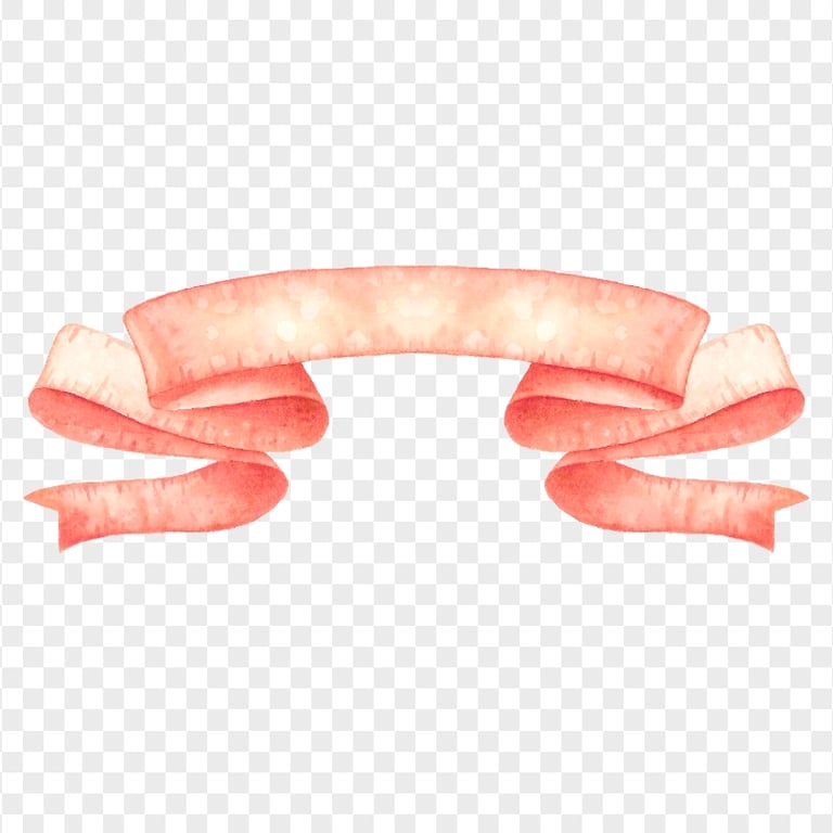 HD Pink Watercolor Banner Ribbon Transparent PNG | Citypng