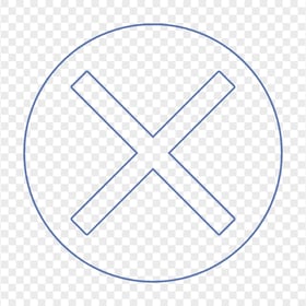 PS Controller Cross X White Outline Button Icon PNG | Citypng