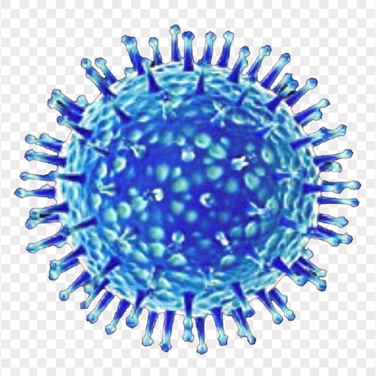 3D Covid 19 Corona Virus Shape Icon Structure | Citypng