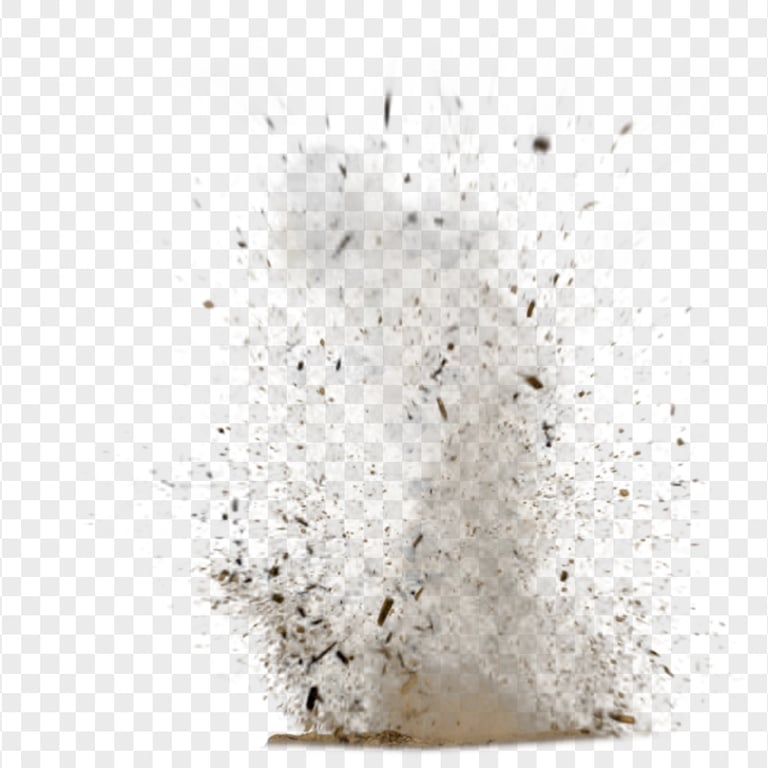 Sand Dust Explode Explosion Effect with Smoke | Citypng