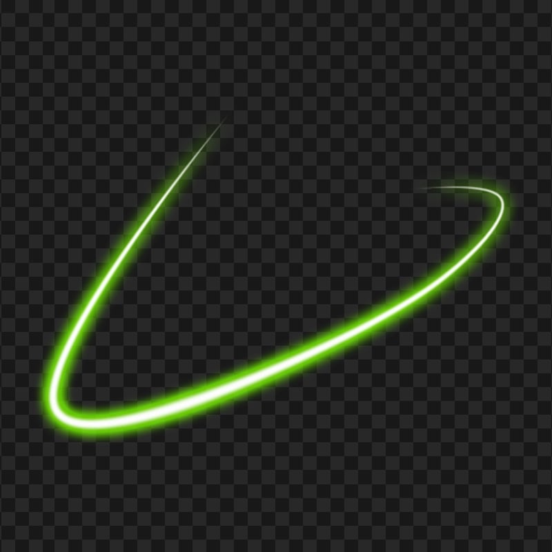 HD Green Neon Light Line PNG | Citypng