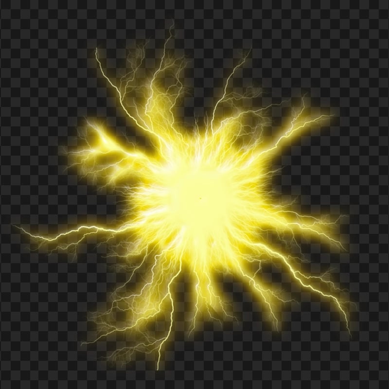 Download Glowing Yellow Energy Ball PNG | Citypng