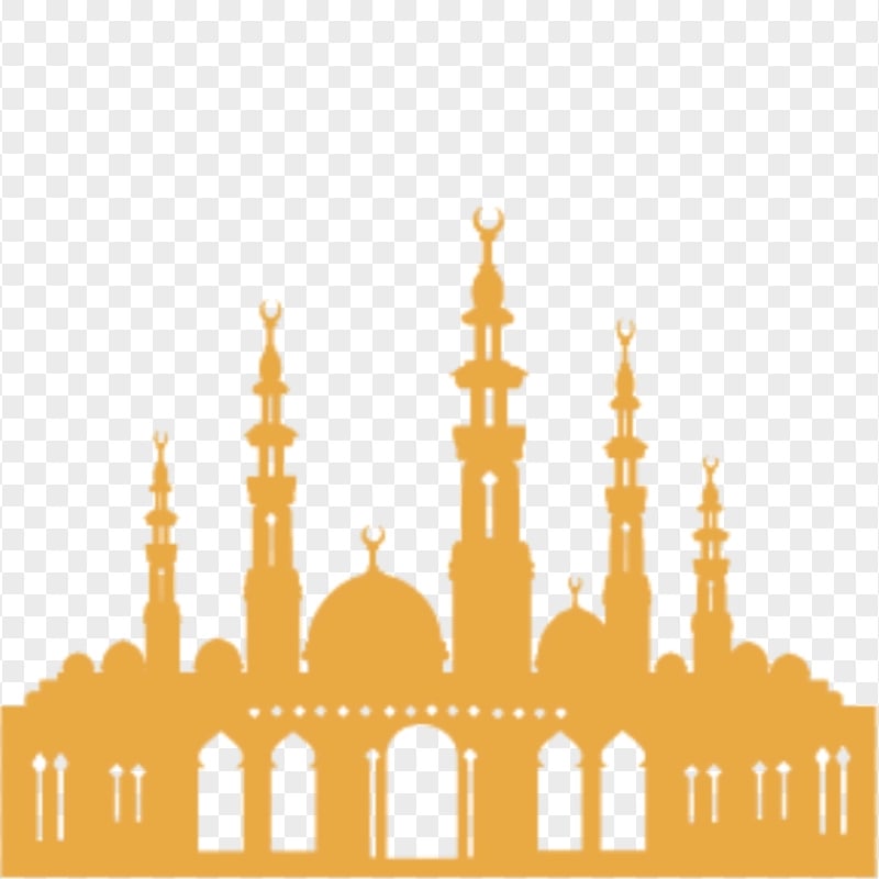 Islamic Brown Shape Masjid Mosque Vector | Citypng