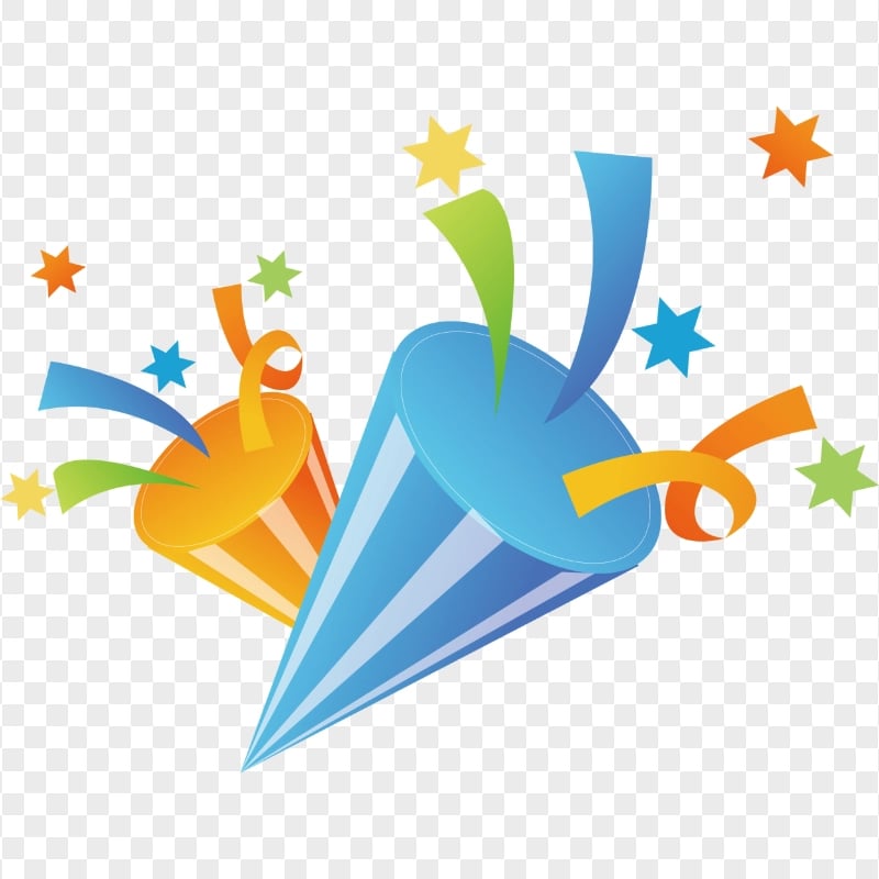 Confetti Party Fireworks Illustration Cartoon PNG | Citypng