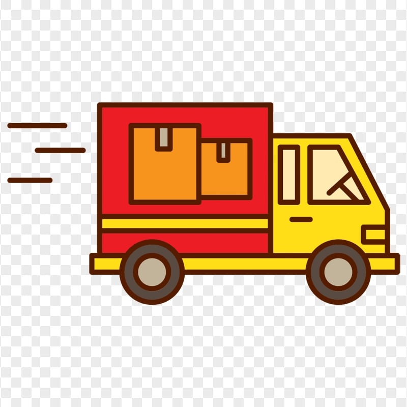 Delivery Truck Logistics Cargo Freight Vector Icon | Citypng