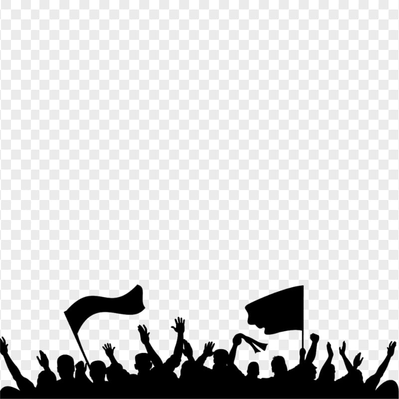 Football Sport Fans Silhouette PNG Image | Citypng