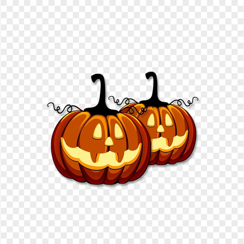 Cartoon Pumpkins Jack O Lanterns Vector | Citypng