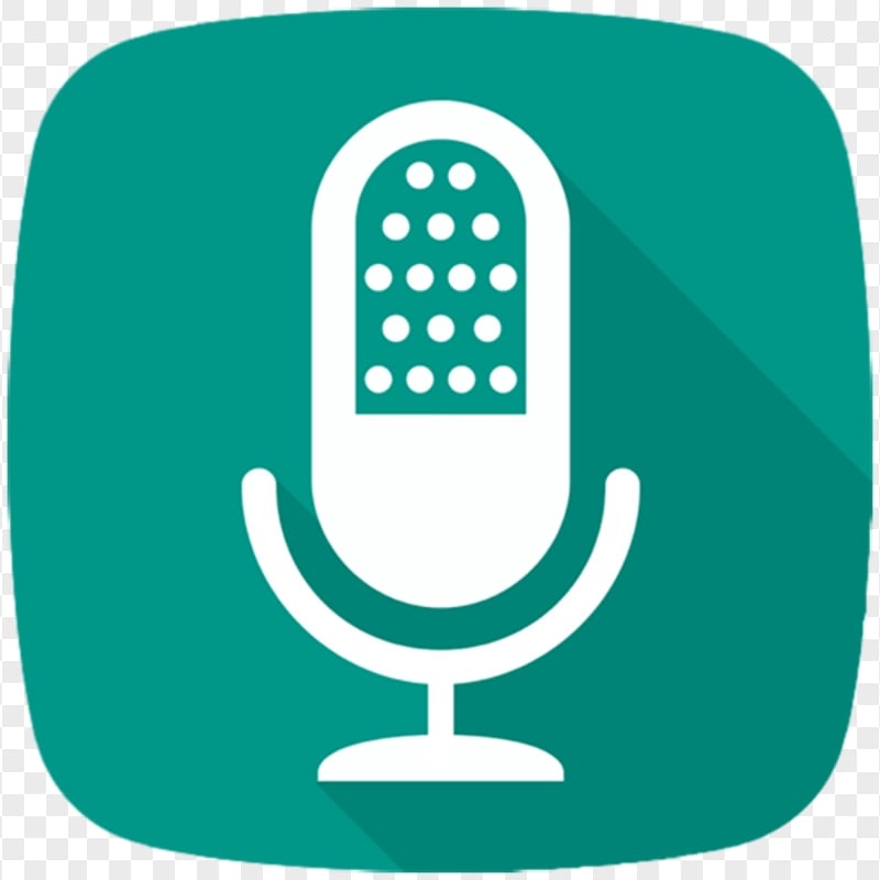 Sound Voice Recording Square App Icon HD PNG | Citypng