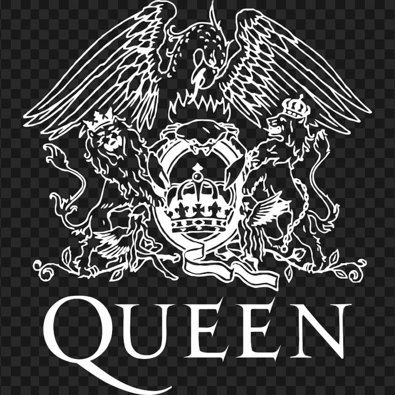Queen Band White Logo FREE PNG | Citypng