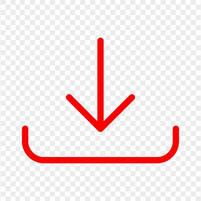 Download Downloading Save Red Icon Button PNG | Citypng