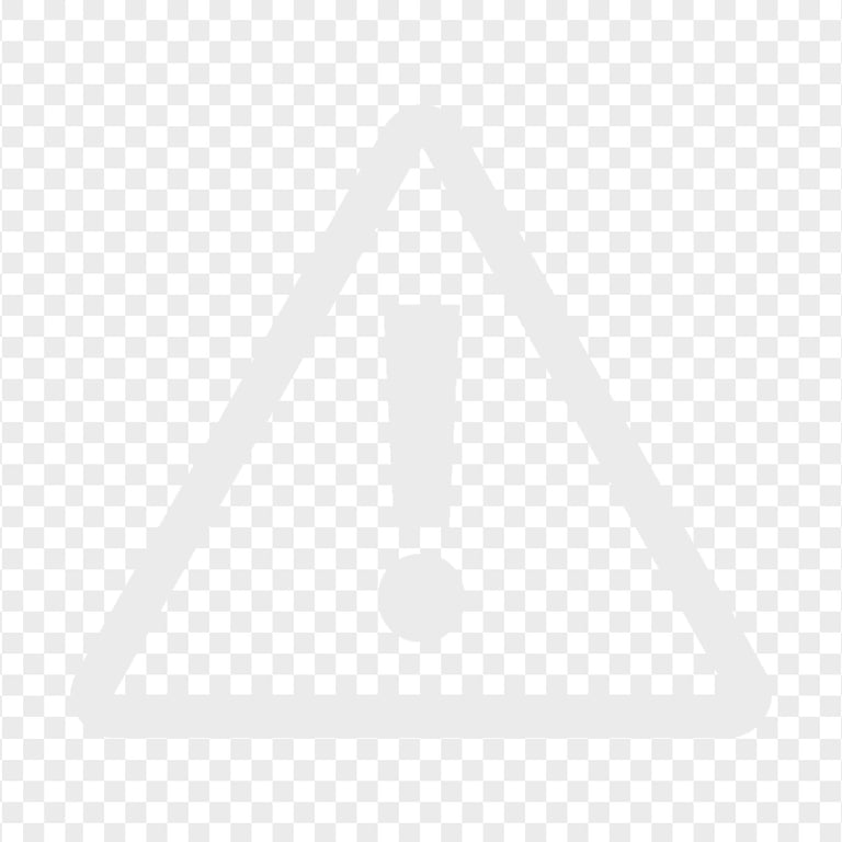 Transparent Warning Caution Triangle Mark Gray Icon | Citypng