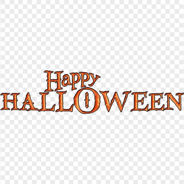 Happy Halloween Text Font Logo | Citypng