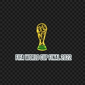 Neon Glowing World Cup Trophy HD PNG | Citypng